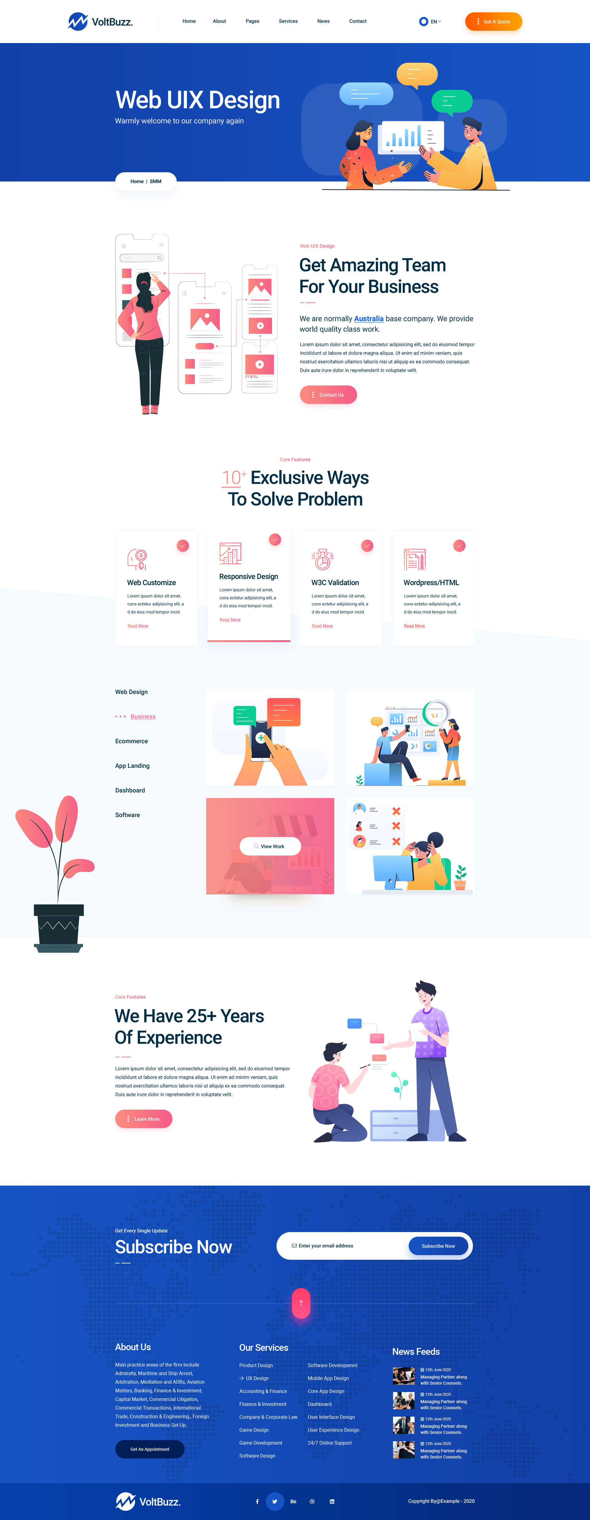 VoltBuzz - Digital Marketing Agency HTML Template by Webtend | ThemeForest